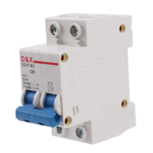4X 2P 63A AC400V MCB Solar Photovoltaic (pv) Solar AC Circuit Breaker ...
