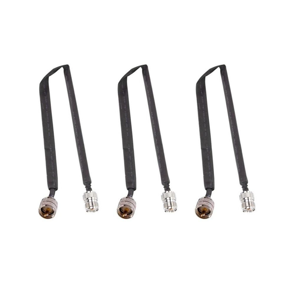 3X Window/Door Pass Through Flat RF Coaxial Cable PL295 UHF Male to ...