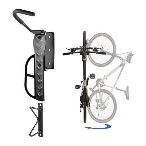 2 Paquet de Supports de Vélo Pivotants pour Garage, Support Mural pour ...