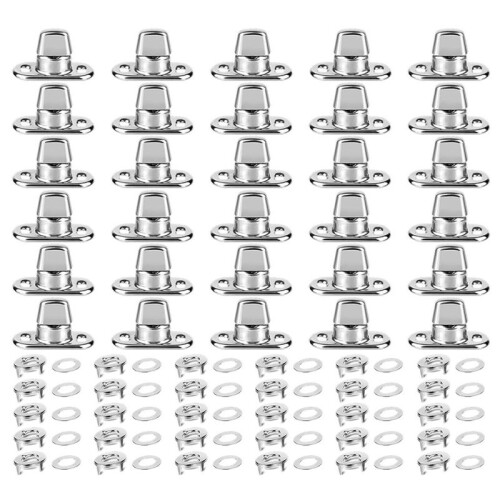 60-Częściowy Zestaw Elementów Złącznych Typu Twist Lock Oczko z ...