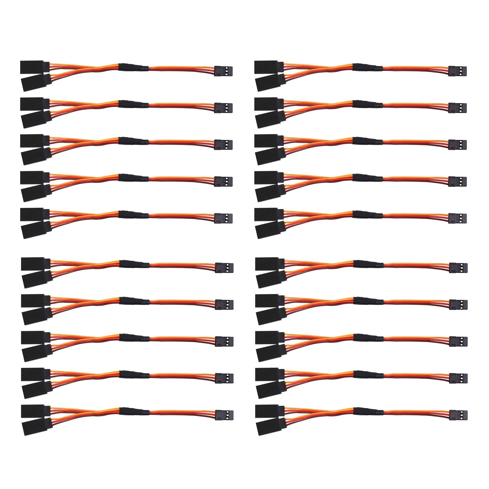 20Pcs 150mm Y Type Extended Extension Lead Wire Cable for Futaba Jr Y ...