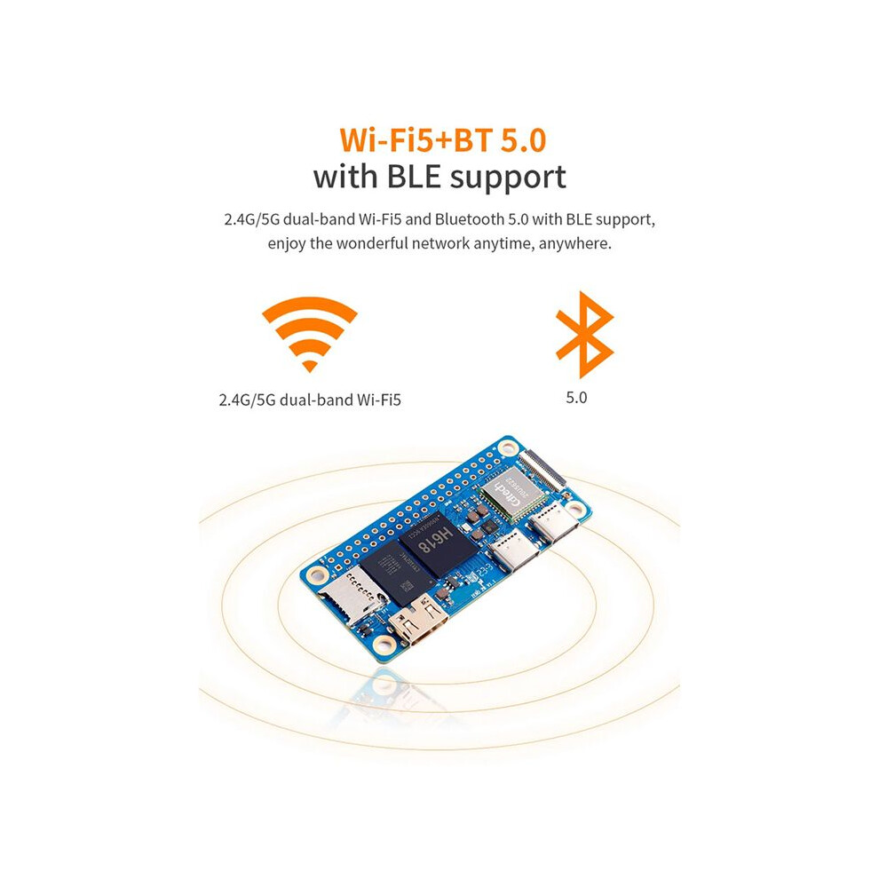 FüR Orange Pi Zero 2W Entwicklungsboard 2G RAM + KüHlköRper DDR4 -PC ...