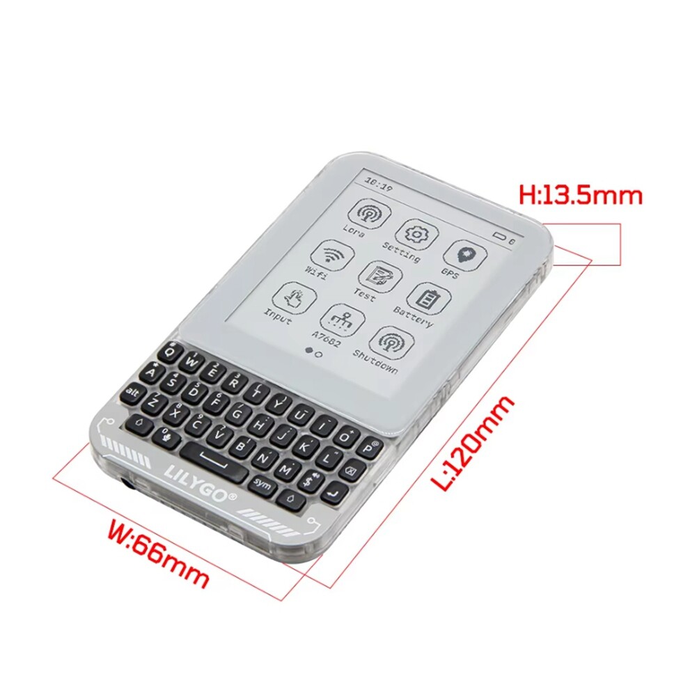 LILYGO T-Deck Pro ESP32-S3 Entwicklungsboard A7682E (4G), LoRa, GPS, E ...
