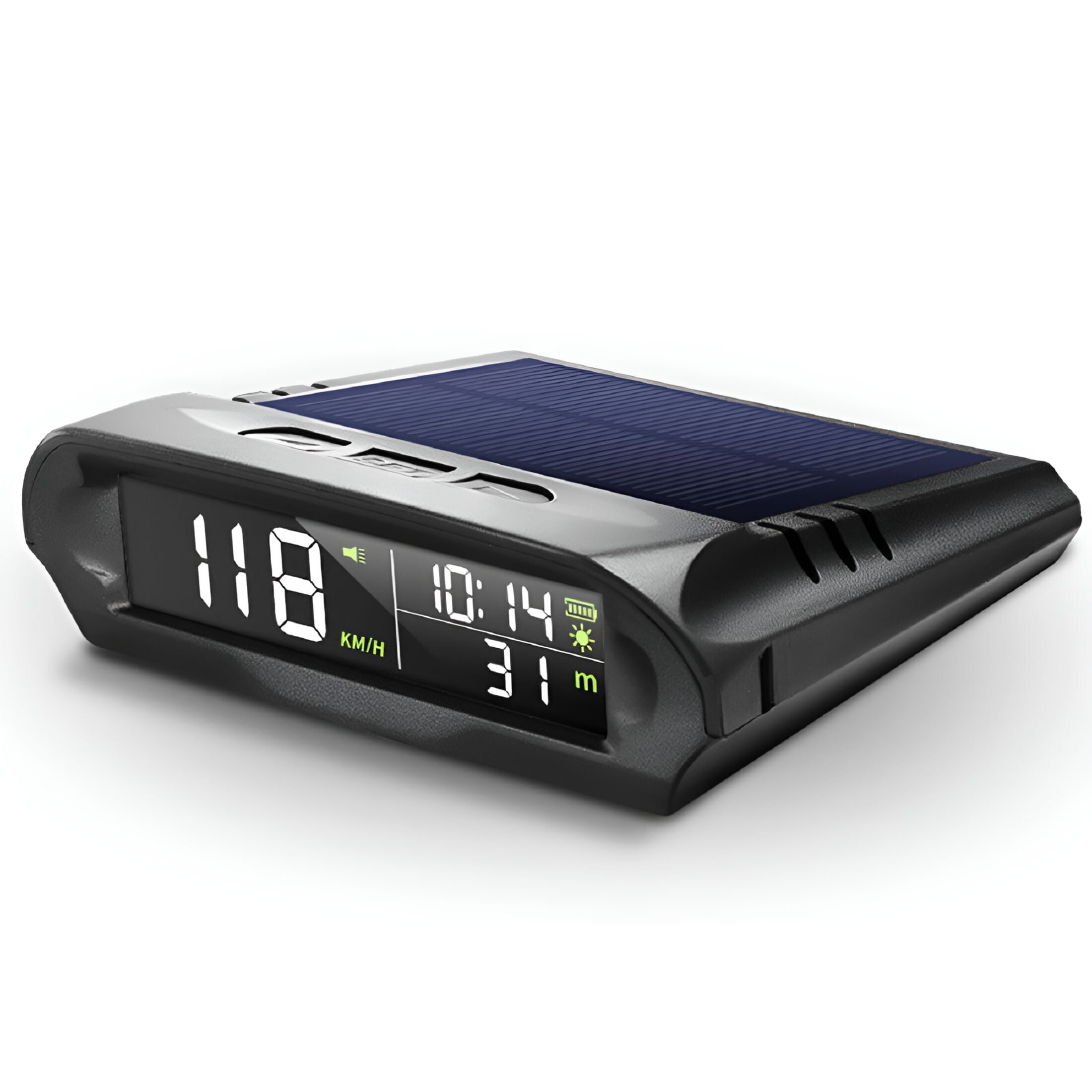Solar-Powered HUD for Cars – Wireless GPS Speedometer with LCD ...