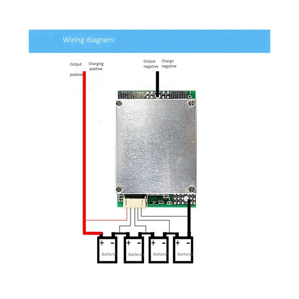 5X 4S 12V 50A BMS LiFePO4 Lithium Battery Protection Board with Power ...