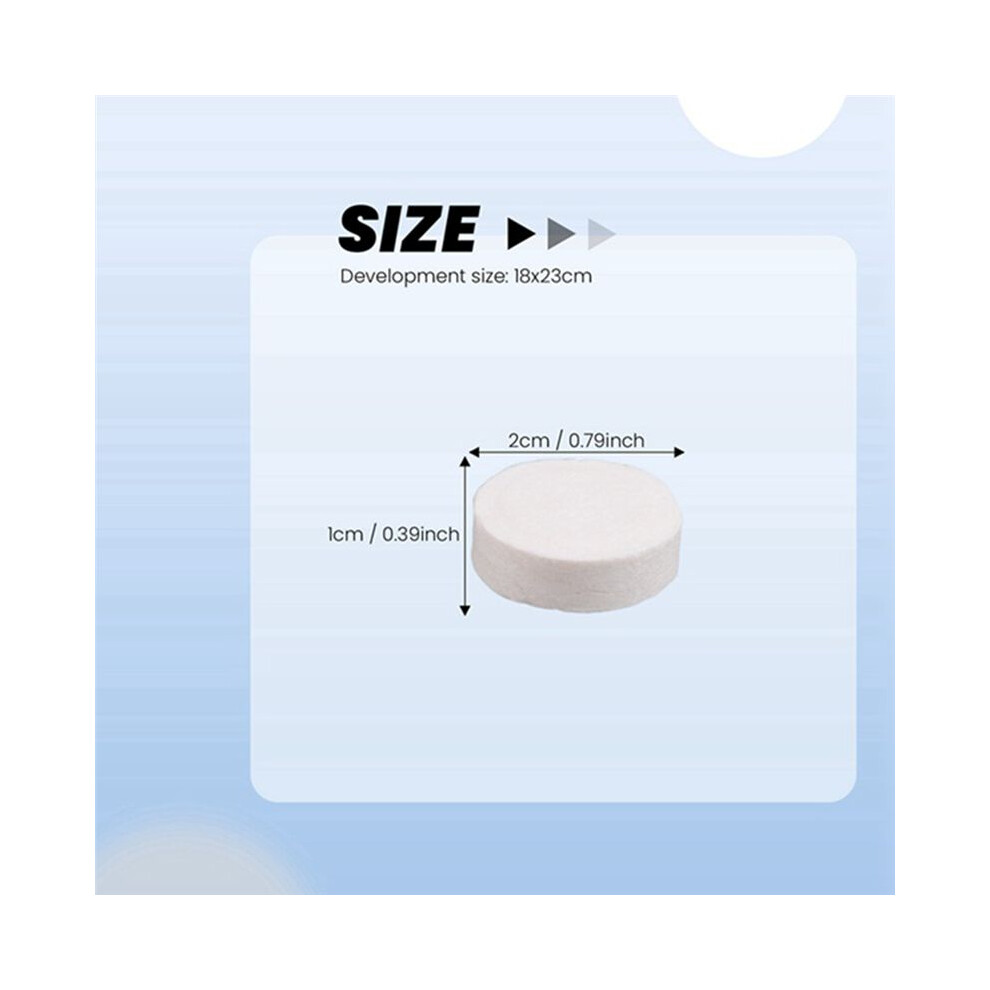 100Pcs Magic Soft Cotton Disposable Compressed Towel Wipes Tablet ...