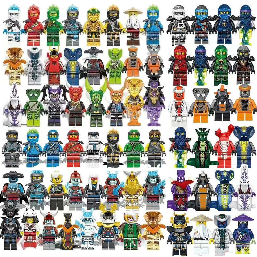 72 models Ninjago CUSTOM Fit Lego Mini Figures Blocks Set on OnBuy