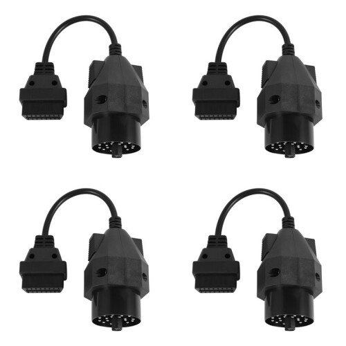 4X Obd Obd Ii Adapter for 20 Pin to Obd2 16 Pin Female Connector E36 ...