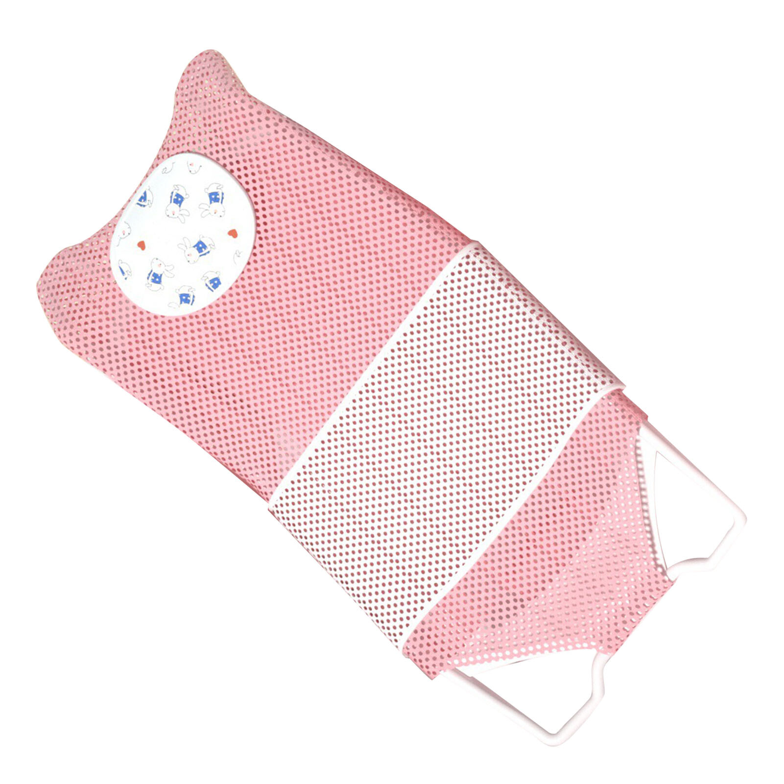 Baby Bath Net Stand - Adjustable Pink, Slip Pad on OnBuy