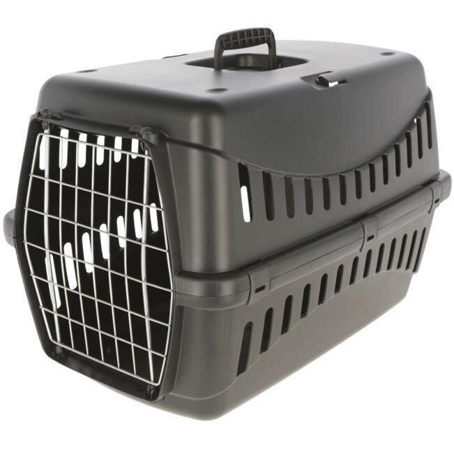 KERBL - Dog transport box - ECO EXPEDITION - 58 x 38 x 38 cm - Black on ...