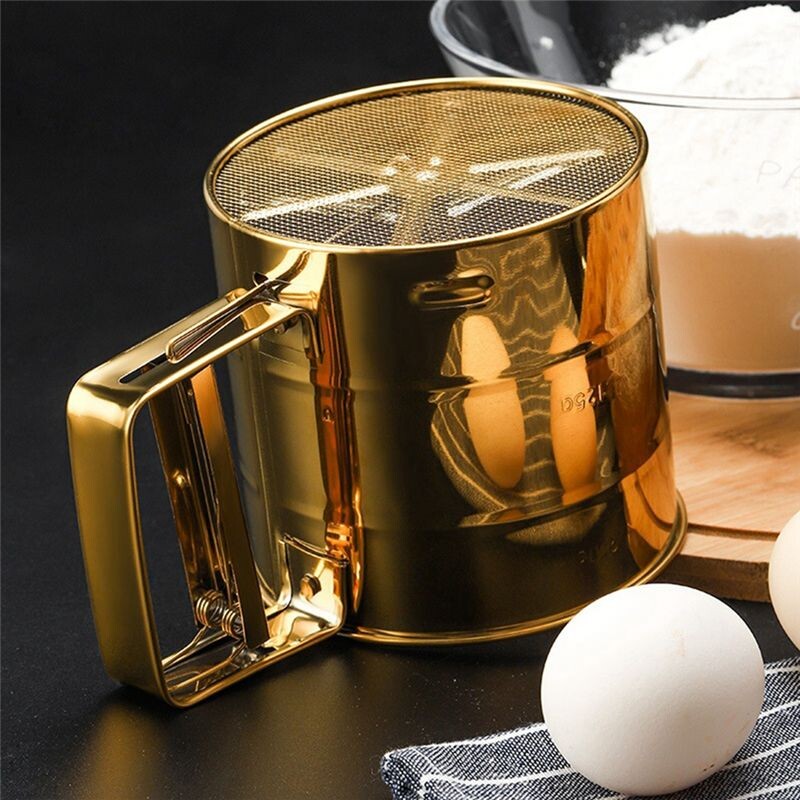 Kitchen Bake Tool Supply Handheld Flour Sifter Baking Coffee Filter ...