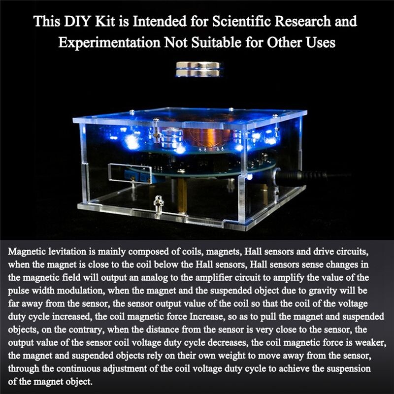 DIY Magnetic Levitation Kit Experiment Soldering Project Practice ...