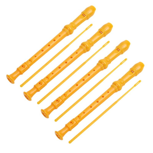 Enregistreur ABS Jaune Aigus 8 Trous, Instrument de Musique, Flûte pour ...