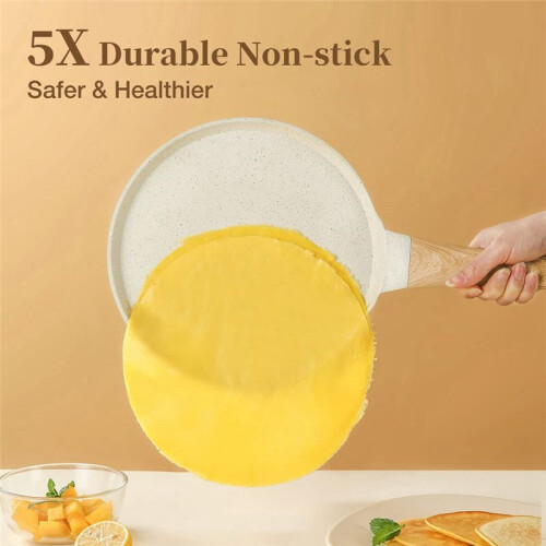 CrêPe Pan Pancake Pan, Nonstick Granite Egg Pan Omelette Pan, Crepe ...