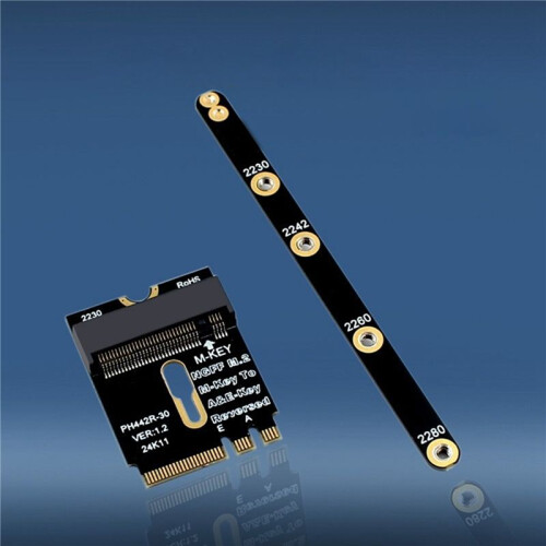 2X Installazione 'Adattatore PCIE M.2 NVME SSD PCIE 4.0 per La Scheda ...