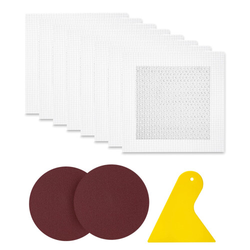 Bates- Drywall Repair Kit, 11 pcs, 4 Inch, Dry Wall Patch Kits, Wall ...