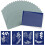 24 Sheets Cyanotype Paper Kit, Sun Print Paper with 20 Leaves and ...