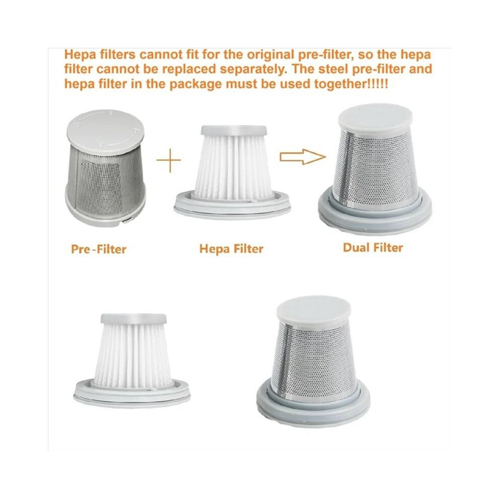 Vacuum Filter Replacement for Fanttik Slim V8 Mate, V8 Apex, Slim V10 ...