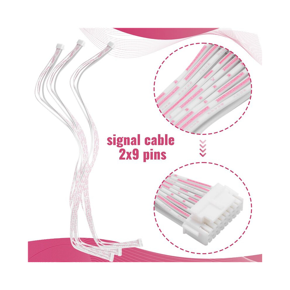 4 PièCes Câble de Signal 18 Broches 2X9 Broches Mineur Connecter Câble ...