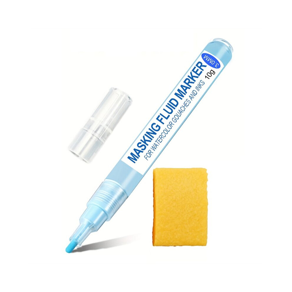 1 Pack Masking Fluid Pens for Watercolor Painting with 1 Erasers ...