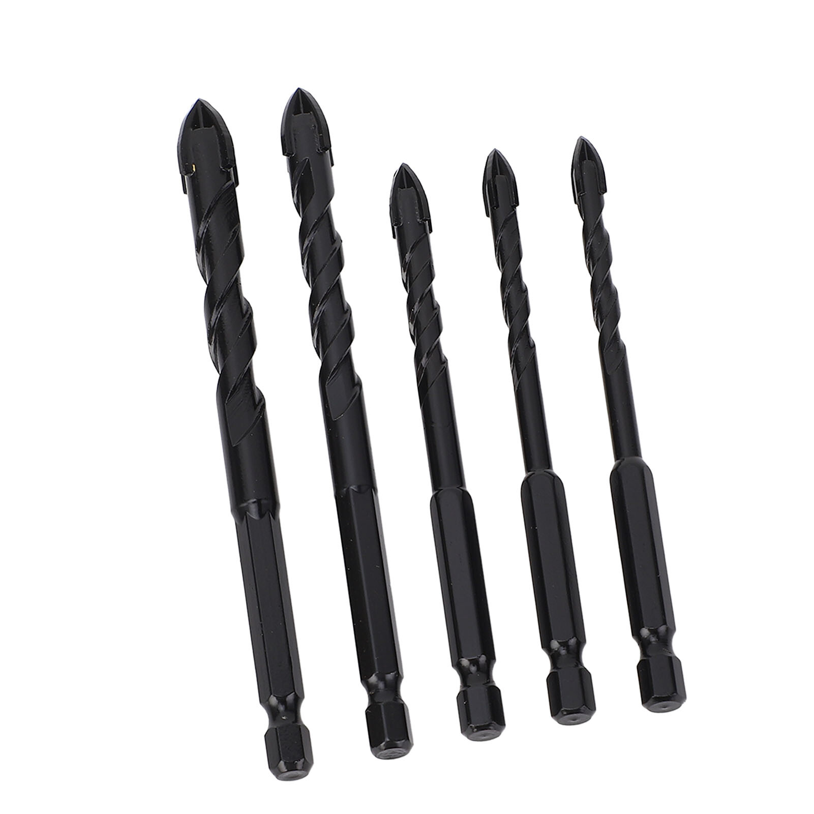 5 pezzi di punte per muratura di tipo 2 da 6/8/10/12 mm in carburo on OnBuy