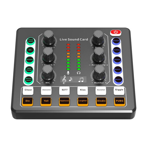 Interface Audio M8 pour Podcast - Tout-en-un - Carte Son Portable pour ...