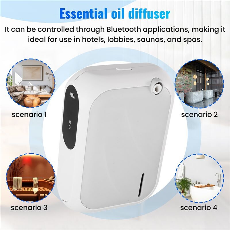 Aromatherapy Air Diffuser 200m³ USB Silent Essential Oil Diffuser ...