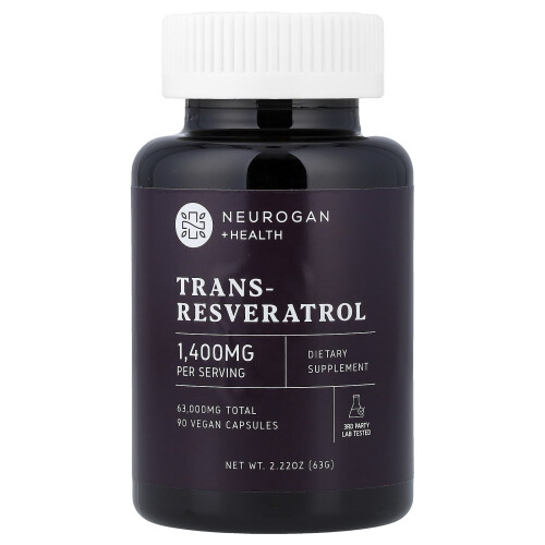 Neurogan Health, Trans-Resveratrol, 90 vegane Kapseln (700 mg pro ...