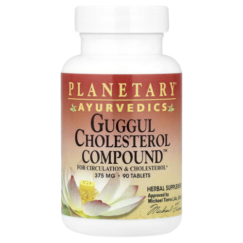 Planetary Herbals, Guggul Cholesterol Compound, 375 mg, 90 Tablets on OnBuy