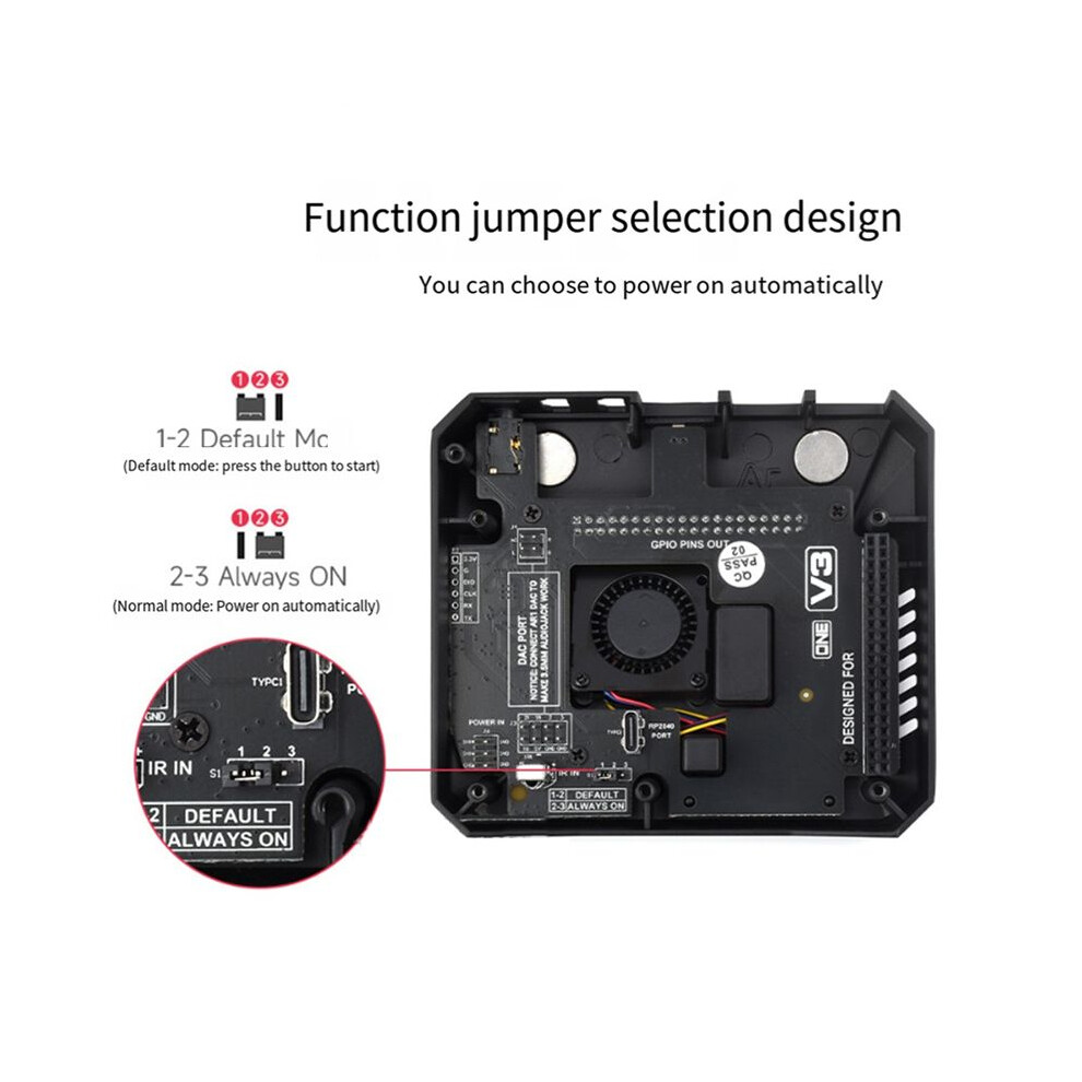 PI5-CASE-ARGON-ONE-M.2 Boîtier Refroidisseur Actif Intégré pour ...