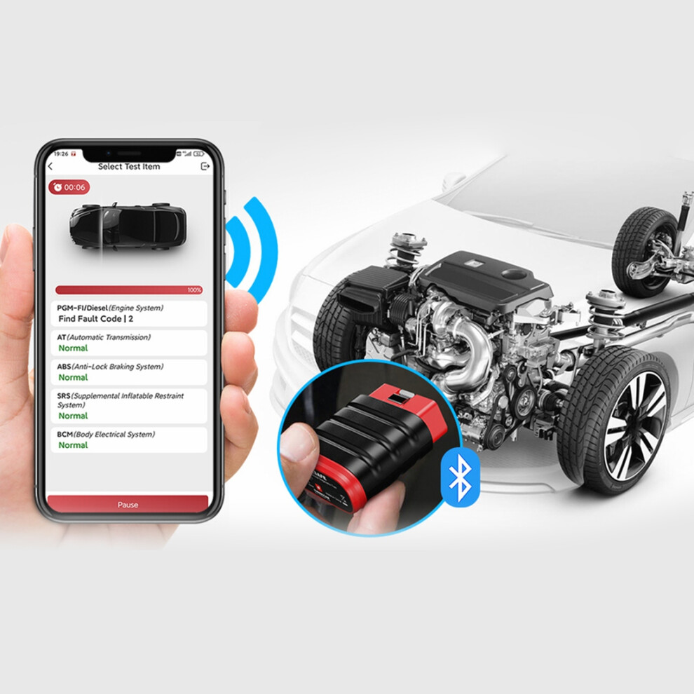THINKCAR Scanner OBD2 : Lecteur de Codes Système Complet, SAS, TPMS ...