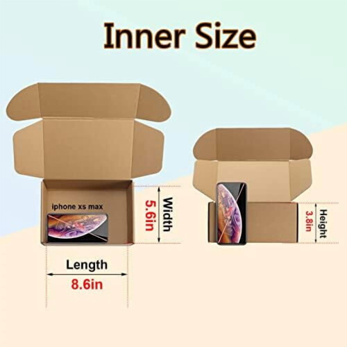 Lot de 25 boîtes d'expédition 9 x 6 x 4 pouces, petites boîtes en ...
