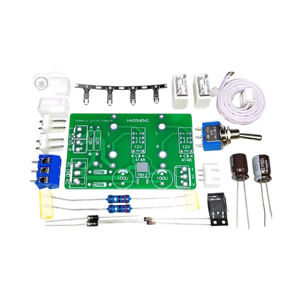 Two Choice Relay Audio Source Switching Board 2-Channel Signal ...