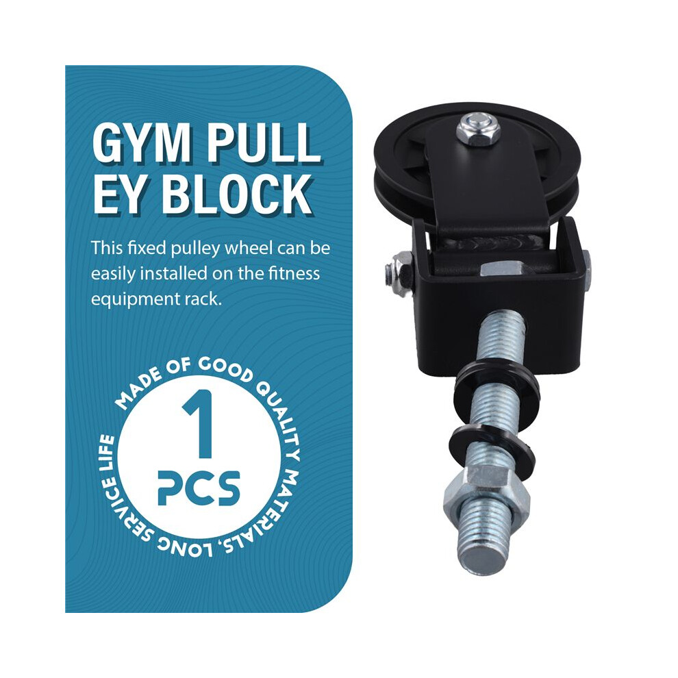 Gym Pulley Block Fixed Pulley Wheel LAT Pulley System Attachments ...