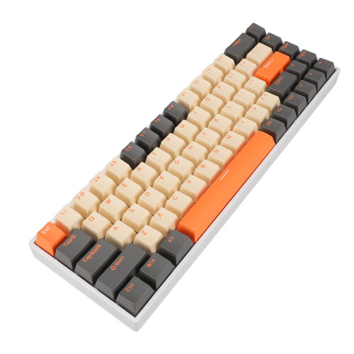 Teclado mecánico 60% con 68 teclas RGB blanco on OnBuy