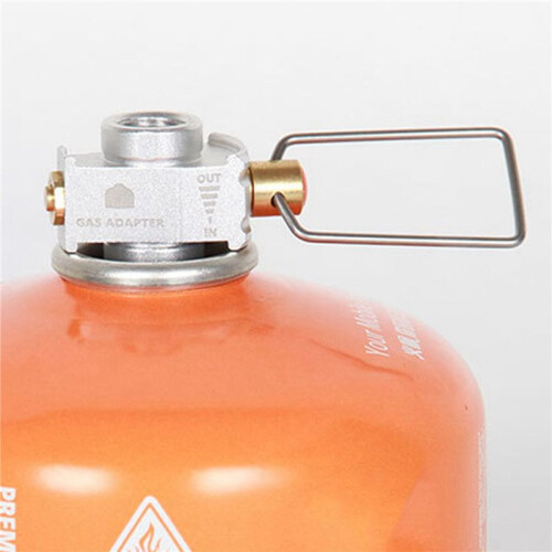 2X Camping Gas Sparer Gas Konverter Schalthebel Nachfüllung Flach Tank ...