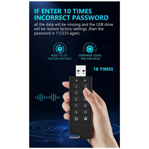2X USB 3.0 Encrypted and Secure USB Flash Drive Emphasizes Privacy and ...