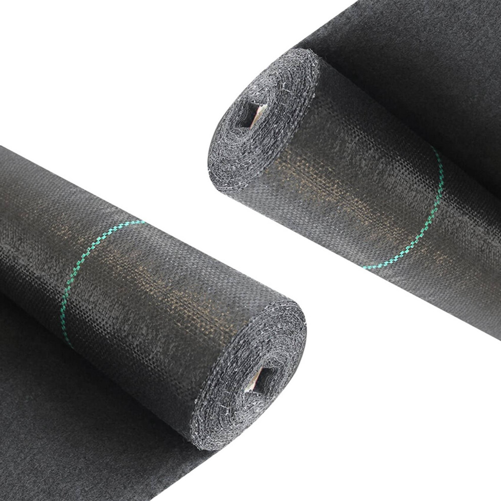 2X Garden Weeding Barrier Landscape Fabric Durable&Heavy-Duty Weeding ...