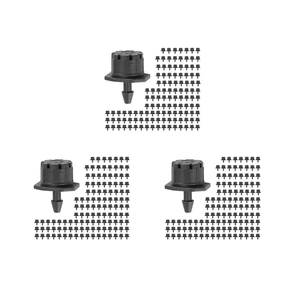 450Pcs Adjustable Irrigation Drippers Sprinklers 1/4 Inch Emitter ...