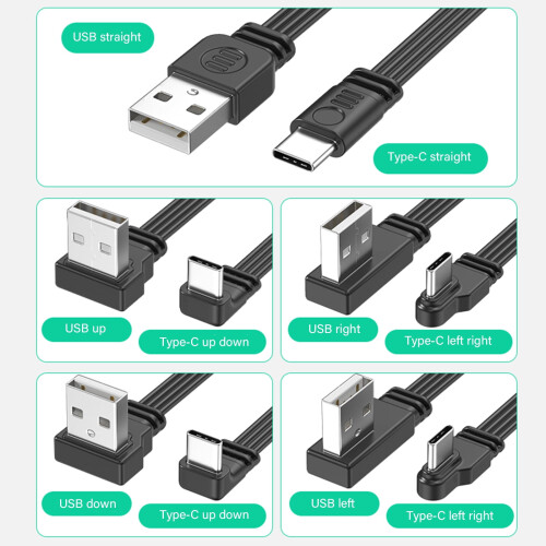 USB to Type C Data Cable 2A Charging High Speed 480Mbps Data Sync ...