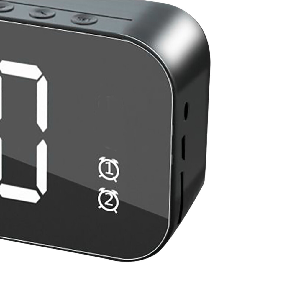 Rechargeable Bluetooth Alarm Clock Speaker 1200mAh 14.3x3.5x6.6cm on OnBuy