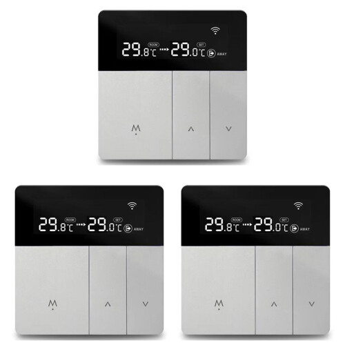 3X AVATTO Tuya WiFi Thermostat Intelligent ContrôLeur de TempéRature ...
