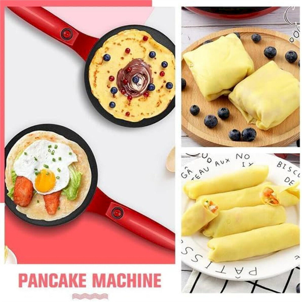 Instant Crepe Maker & 8" Griddle – Auto-Thermostat, Non-Stick, Portable ...