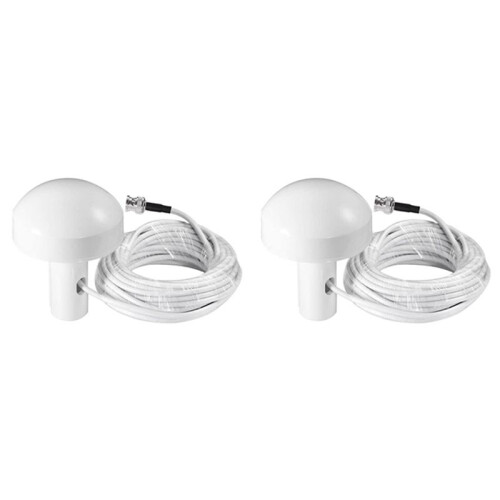 2X Ship GPS Active Marine Navigation Antenna 10M BNC Male Plug ...