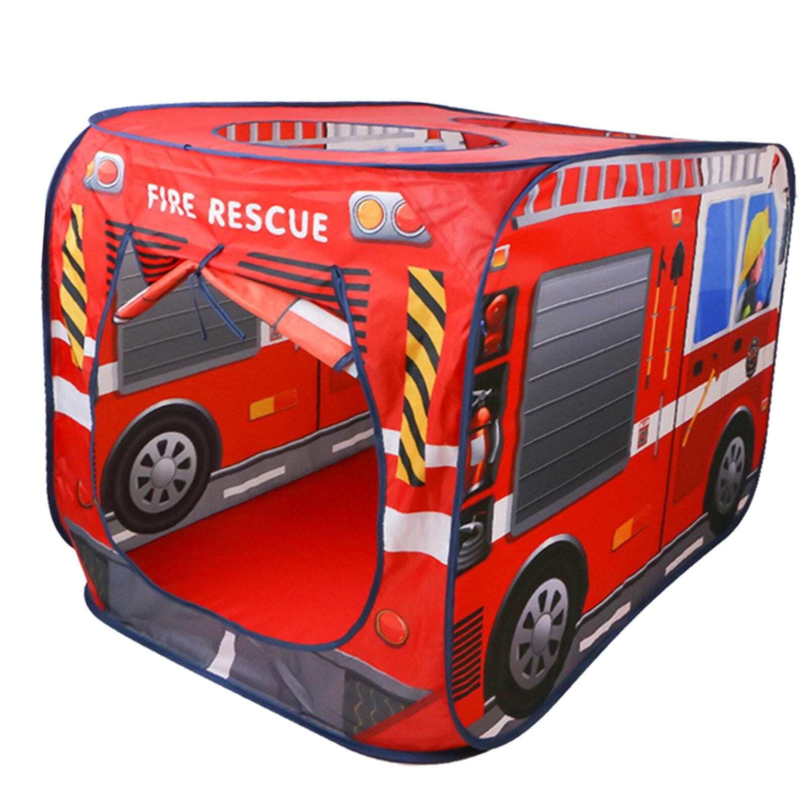 Kids Play Tent Outdoor Indoor Pretend Play Toy Pop Up Car Tents Fire T ...