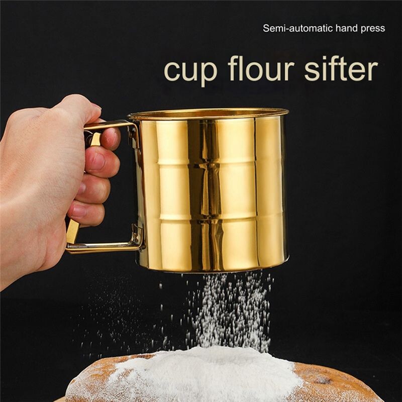 Kitchen Bake Tool Supply Handheld Flour Sifter Baking Coffee Filter ...