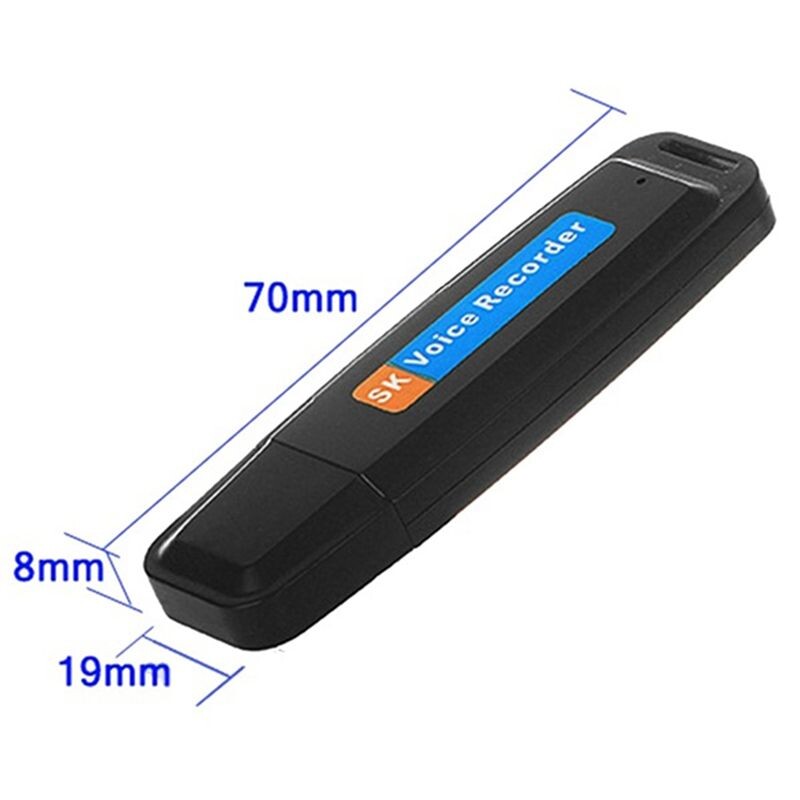 Tragbarer Wiederaufladbarer U-Disk-USB-Digital-Audio-Voice-Recorder ...