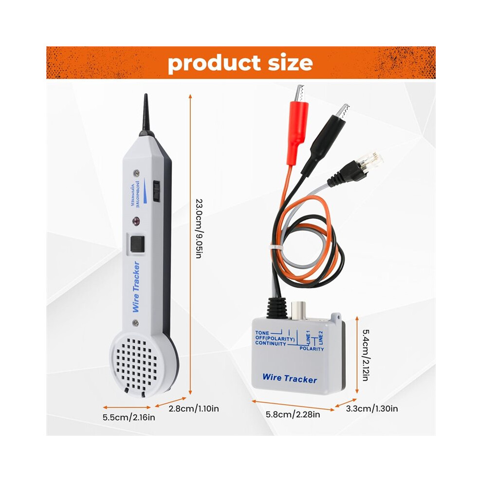 Tone Generator Kit, 200EP WireTracer Circuit Tester, Tone Tracing Probe ...