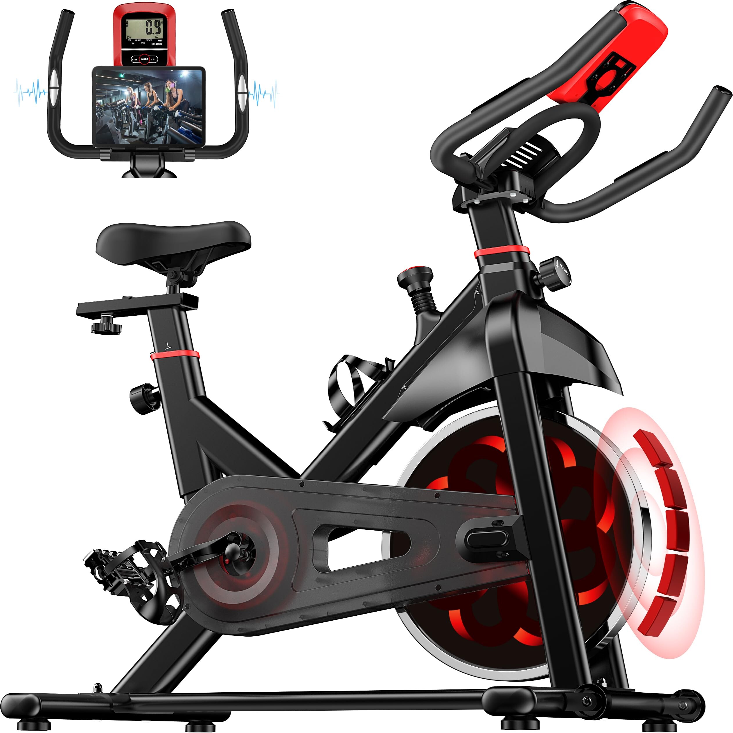 Spin Bike X3 con Volano da 6 kg, Freno Magnetico e Trasmissione a ...