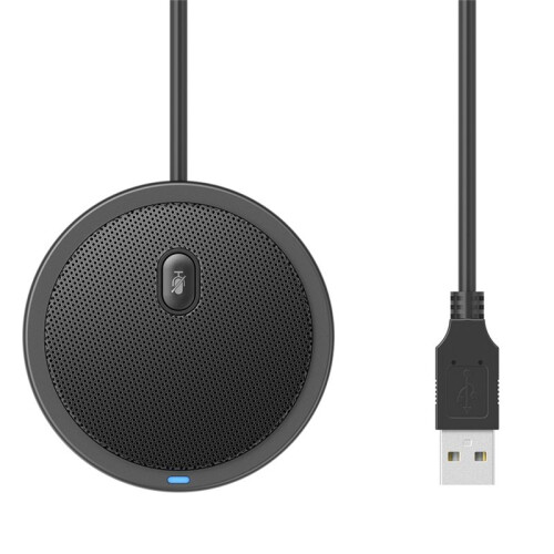 Microphone à Condensateur Omnidirectionnel USB pour RéUnion, ConféRence ...